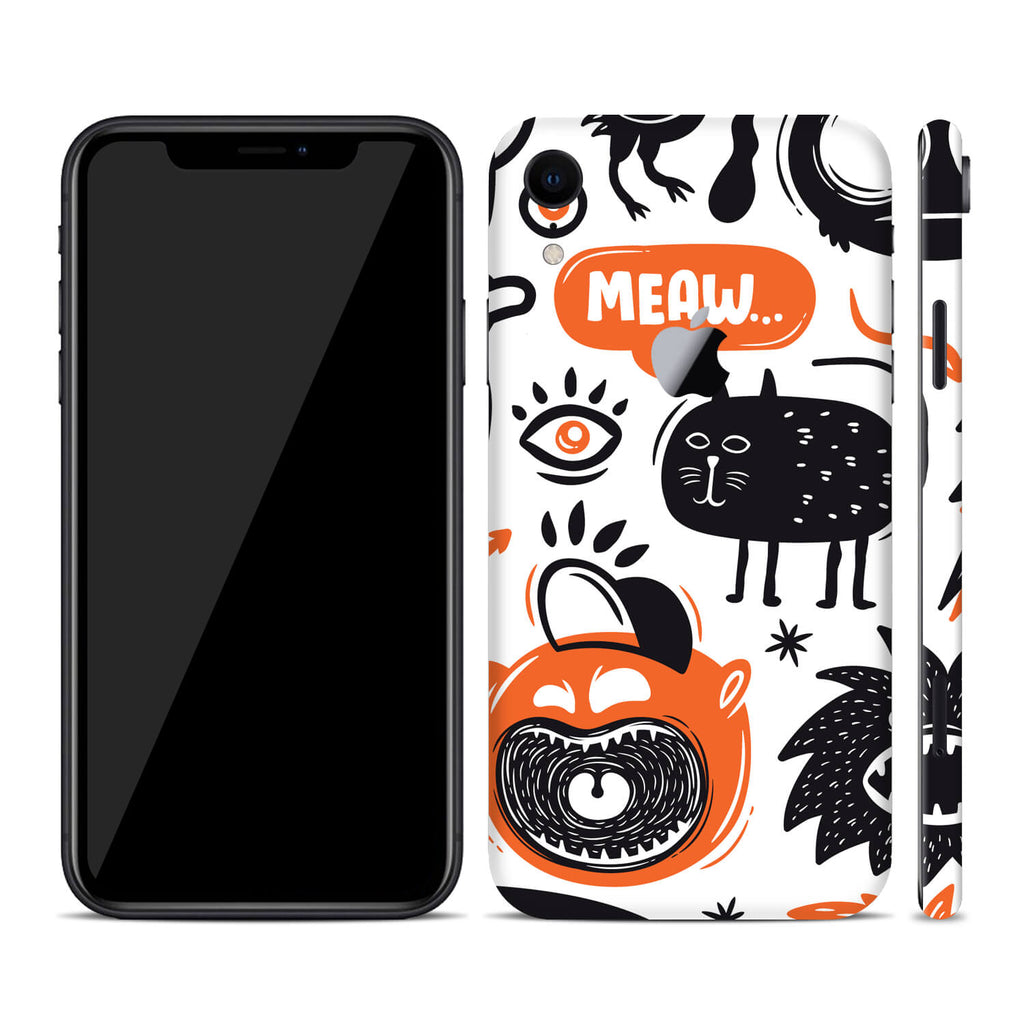 Doodles - Monster Orange Skins | Custom Phone Skins | XtremeSkins