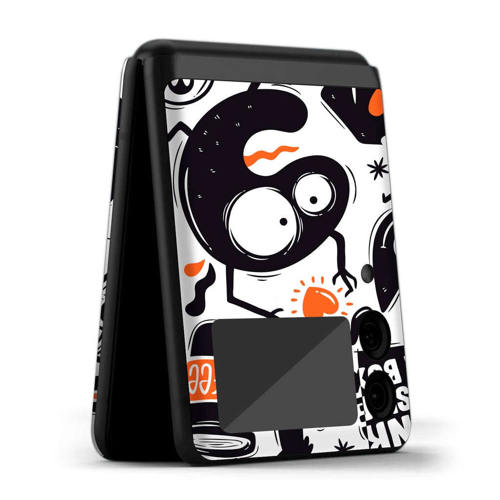 Doodles - Monster Orange Skins | Custom Phone Skins | XtremeSkins